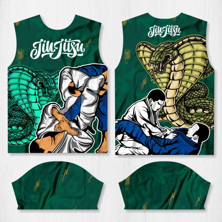 Camisa Jiu-Jítsu Snake – Estampa Shirt